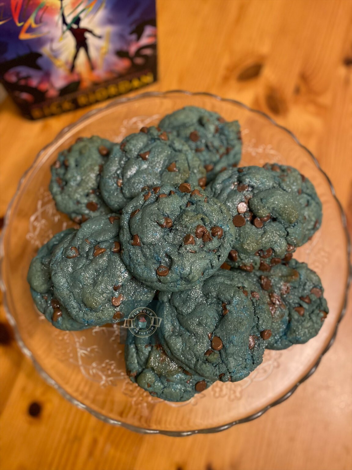 Blue Chocolate Chip Cookies | Percy Jackson and the Olympians