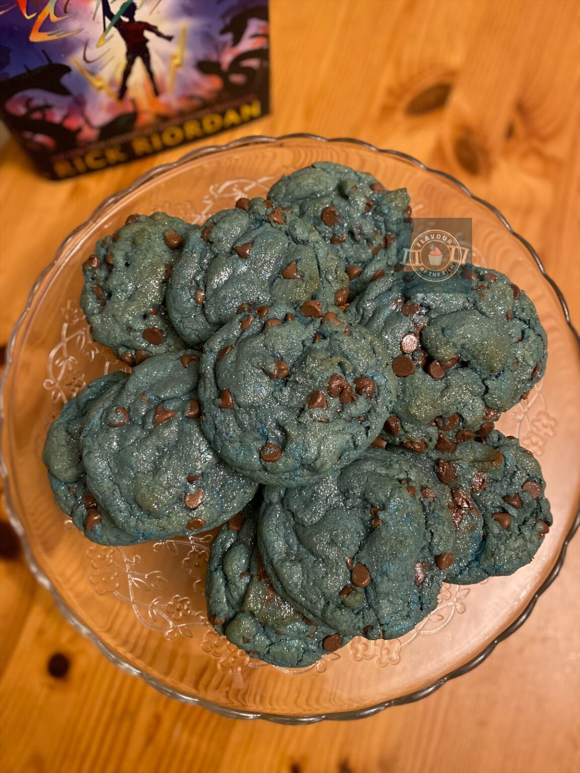 Blue Chocolate Chip Cookies | Percy Jackson and the Olympians