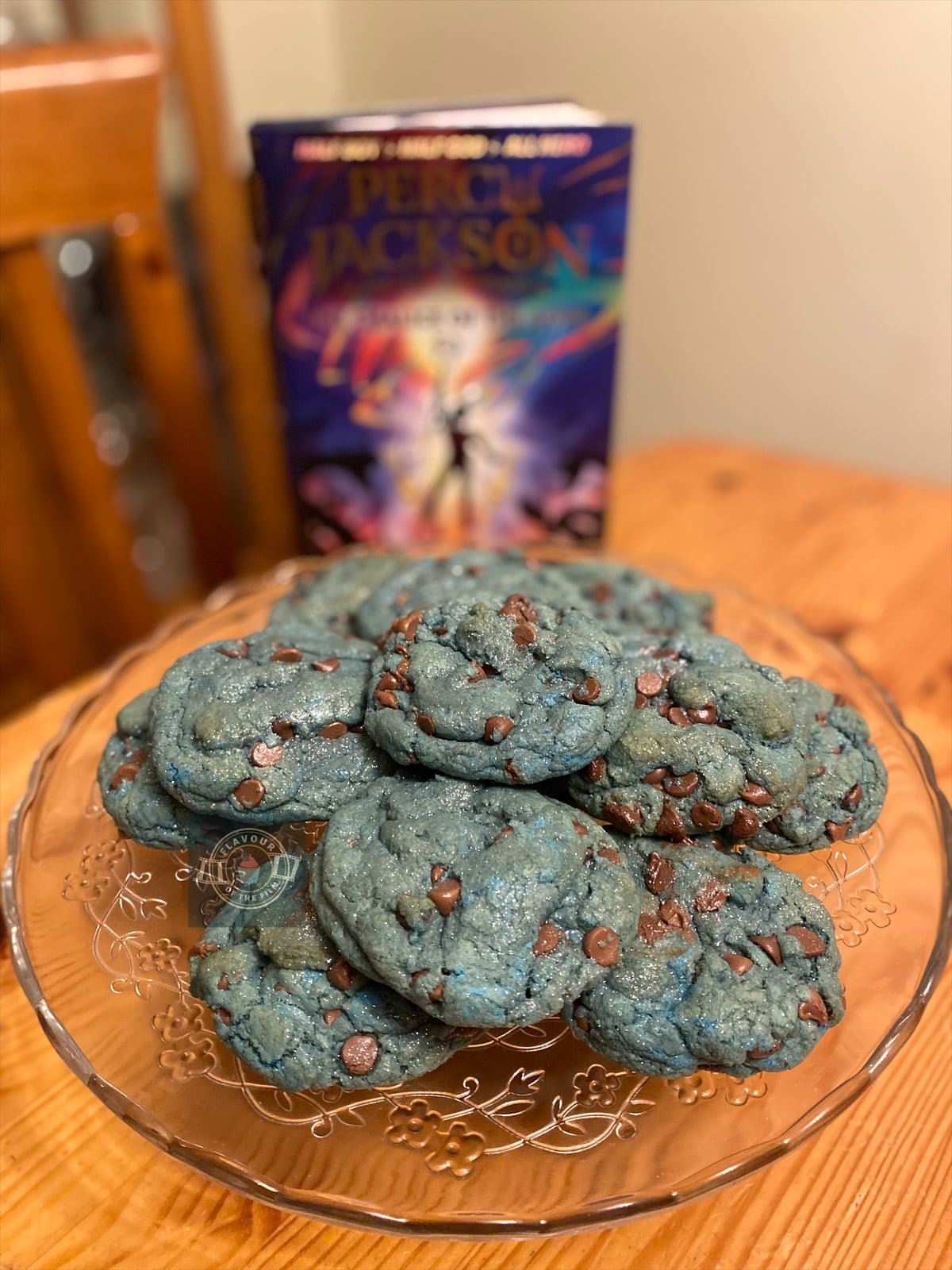 Blue Chocolate Chip Cookies | Percy Jackson and the Olympians