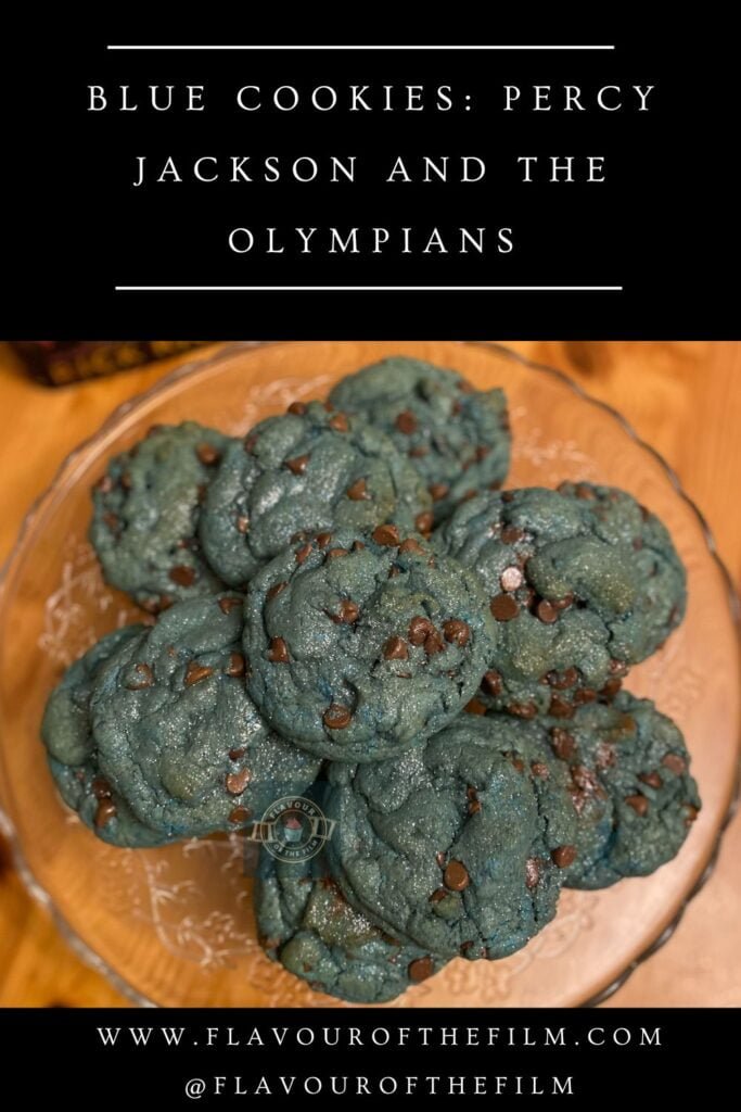 Blue Chocolate Chip Cookies | Percy Jackson and the Olympians