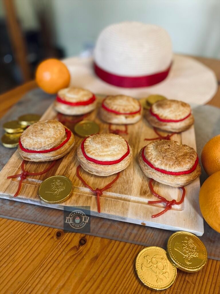One Piece Tangerine Puff Pastry Treats