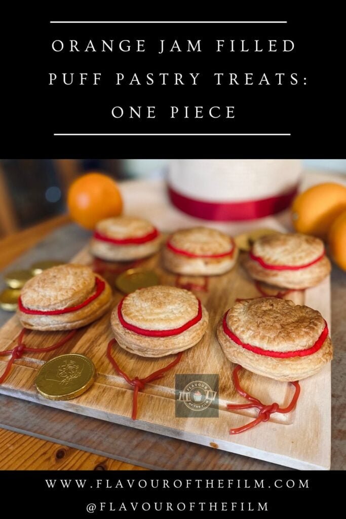 One Piece Tangerine Puff Pastry Treats