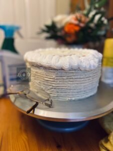 Mrs. Doubtfire Face Mask Cake