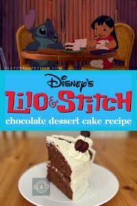 Lilo & Stitch Cake | Lūʻau Chocolate Dessert Cake