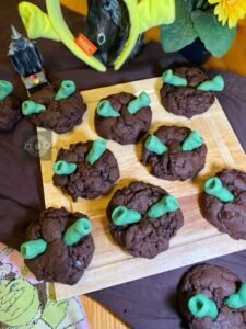 Indulgent Double Chocolate Shrek Cookies