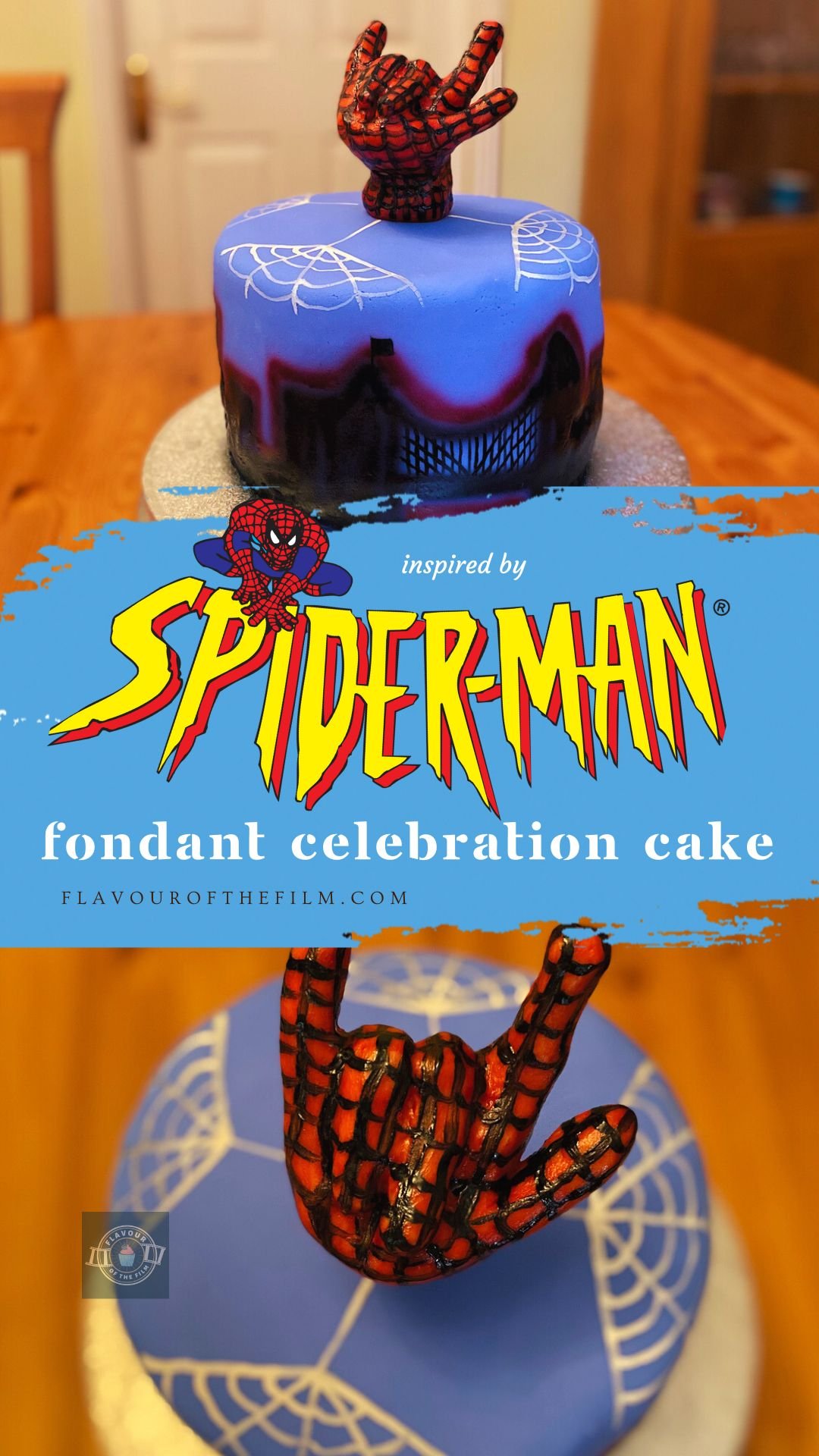 Spider Man Cake Chocolate Celebration Cake