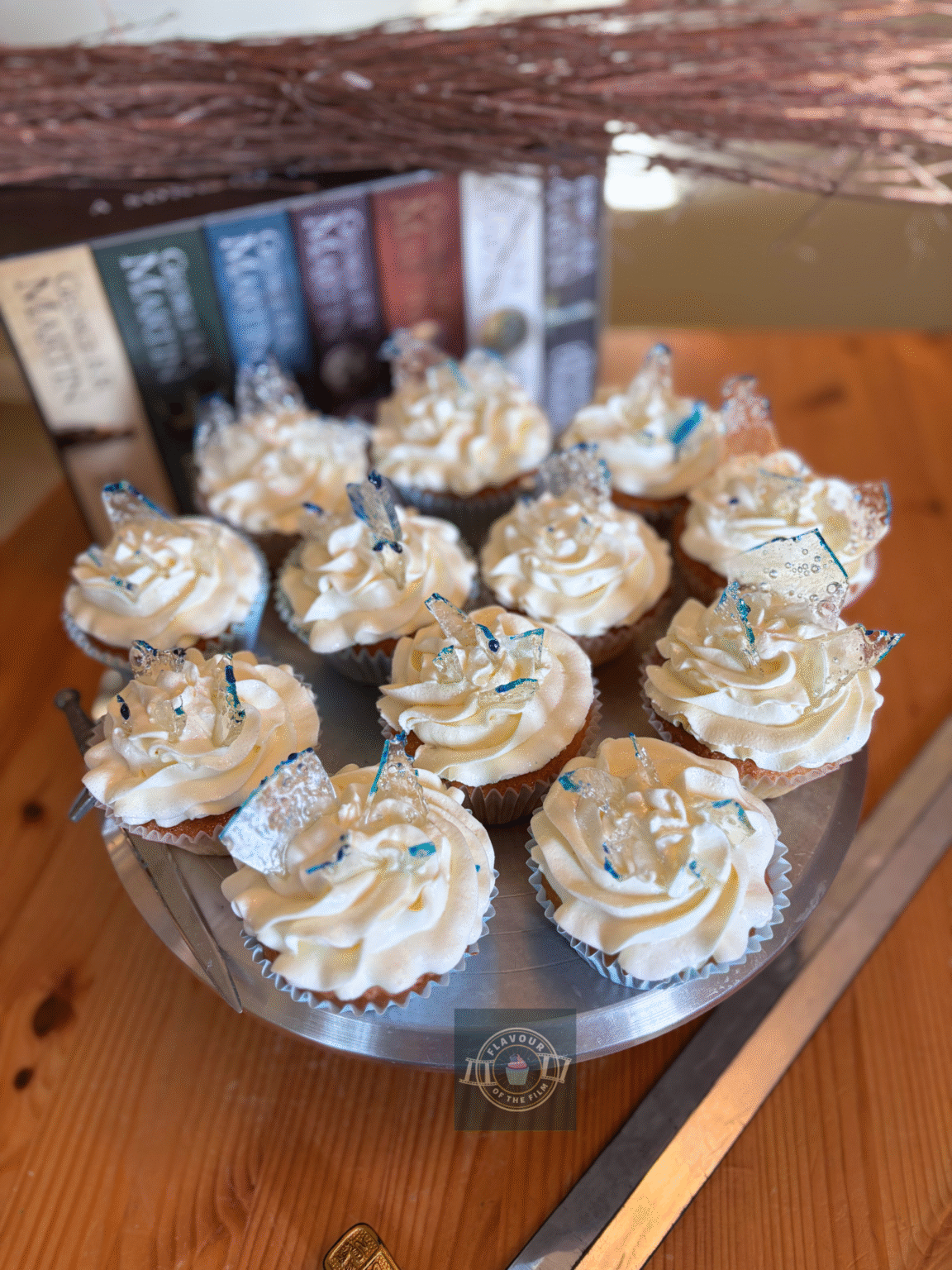 White Walker Inspired Game of Thrones Cupcakes